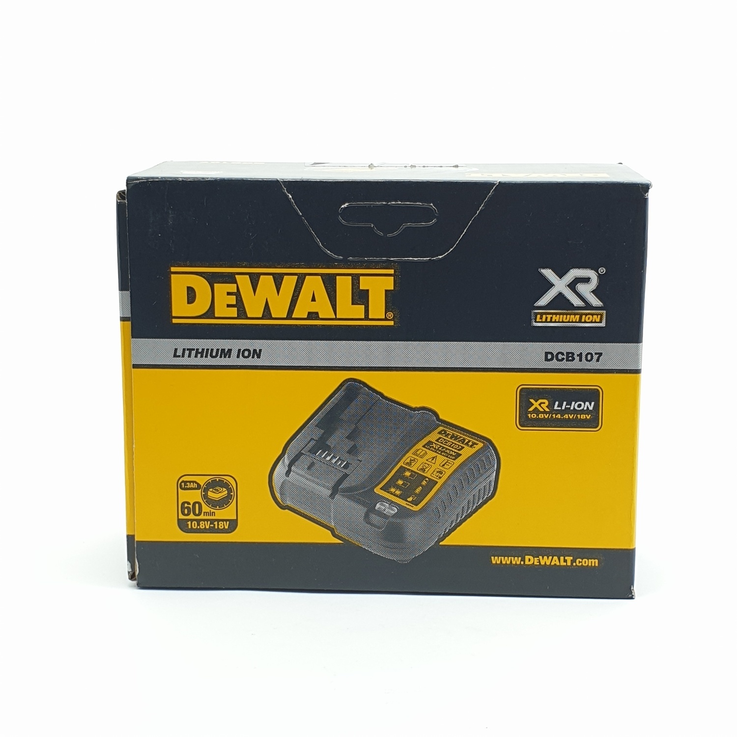 DEWALT แท่นชาร์จแบตเตอร์รี่ 10.8-18V. DCB107-B1 |GlobalHouse