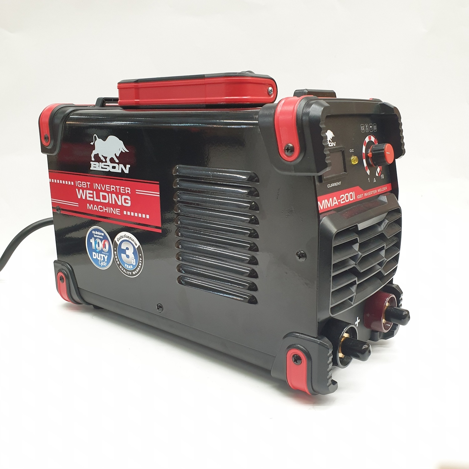 BISON ตู้เชื่อม IGBT รุ่น MMA-200I ดำแดง |GlobalHouse