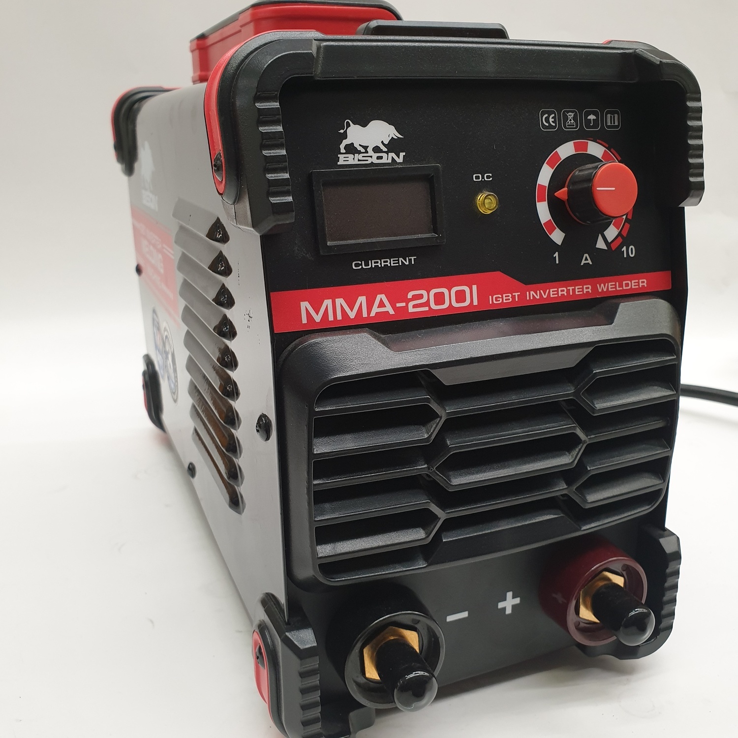 BISON ตู้เชื่อม IGBT รุ่น MMA-200I ดำแดง |GlobalHouse