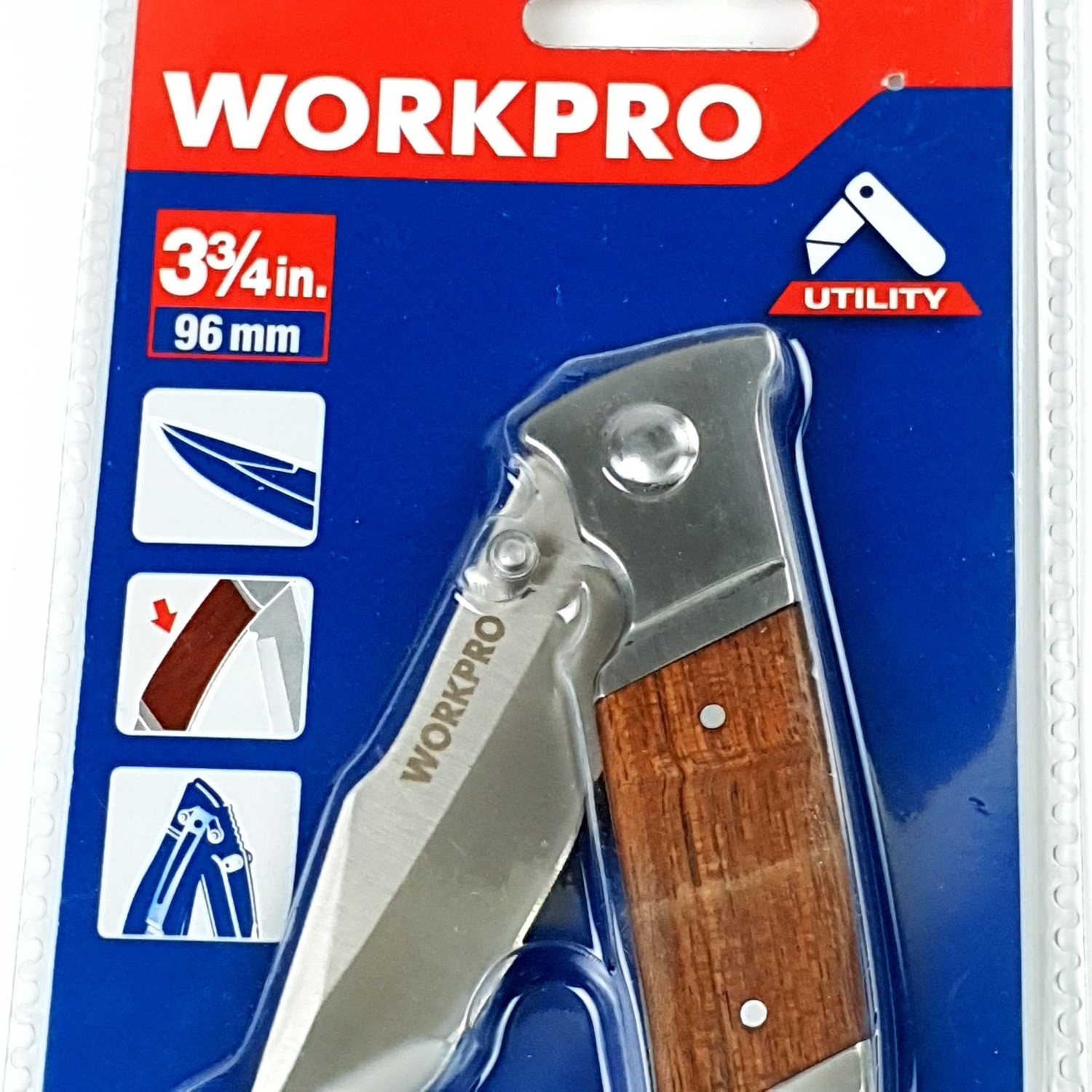 WORKPRO มีดพก ขนาด 3-3/4” รุ่น W014034 |GlobalHouse