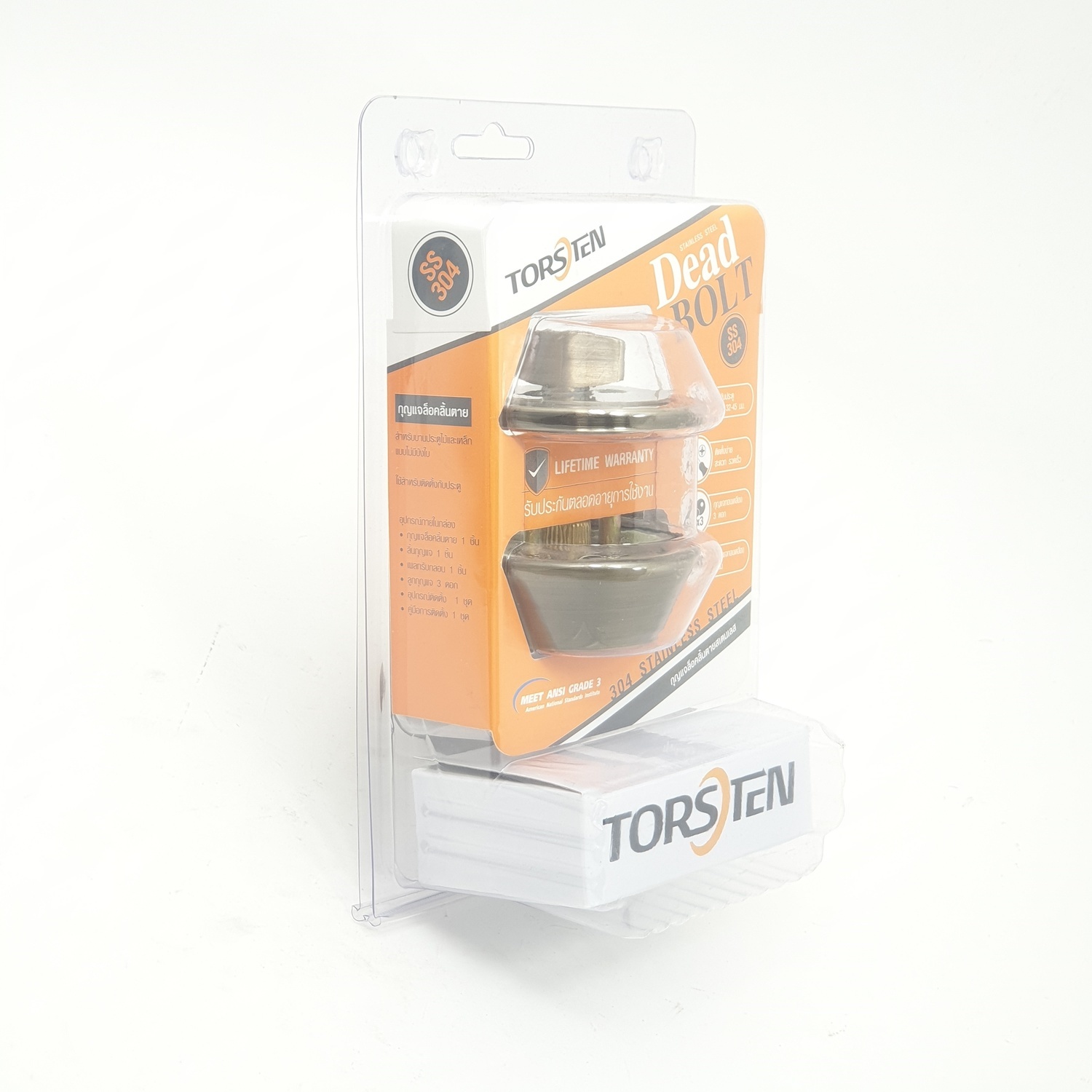 กุญแจล็อคลิ้นตายสแตนเลส 304 รุ่น D101-AB สีทองเหลืองรมดำ TOR |GlobalHouse