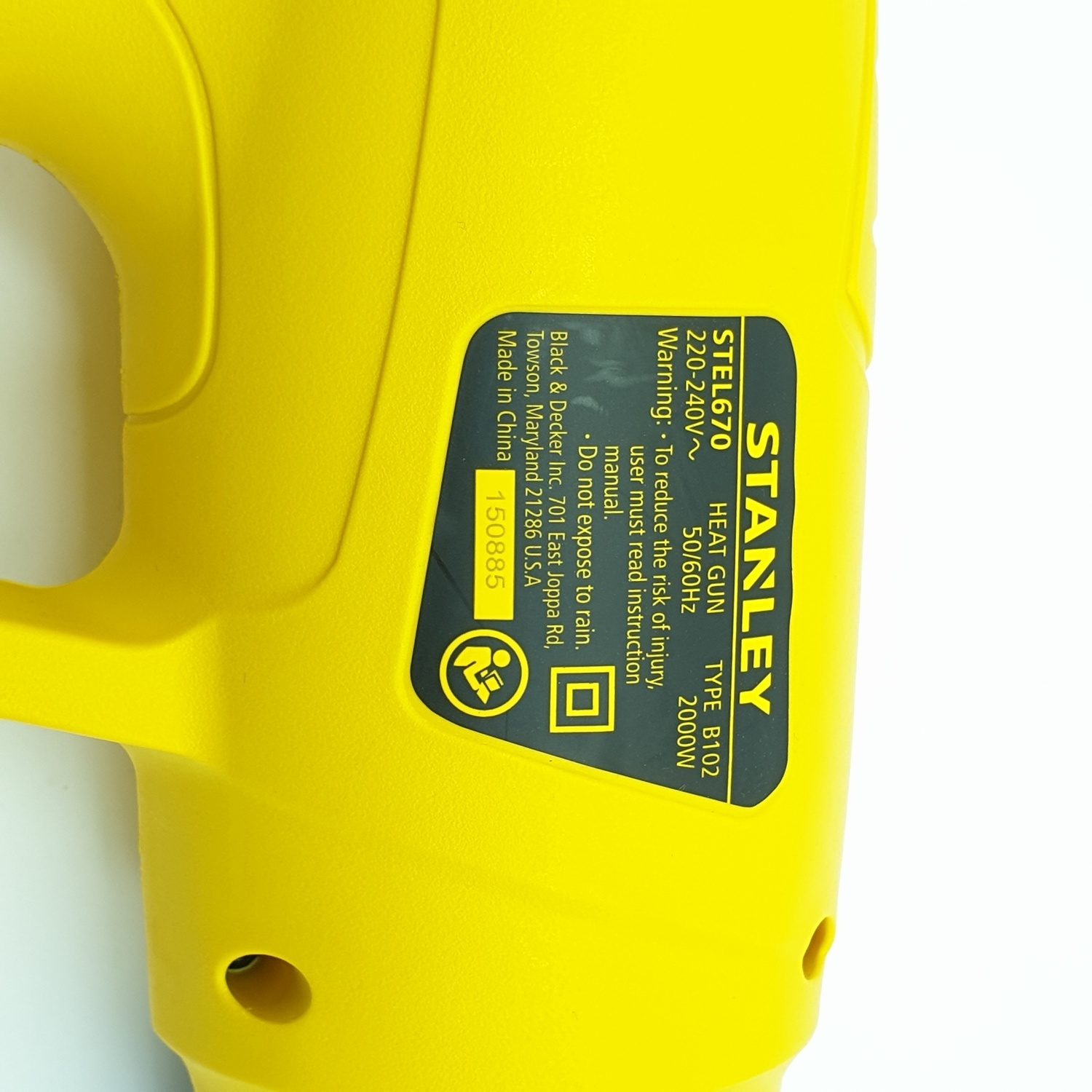 STANLEY ปืนเป่าลมร้อน 2000W รุ่น STEL670-B1 |GlobalHouse