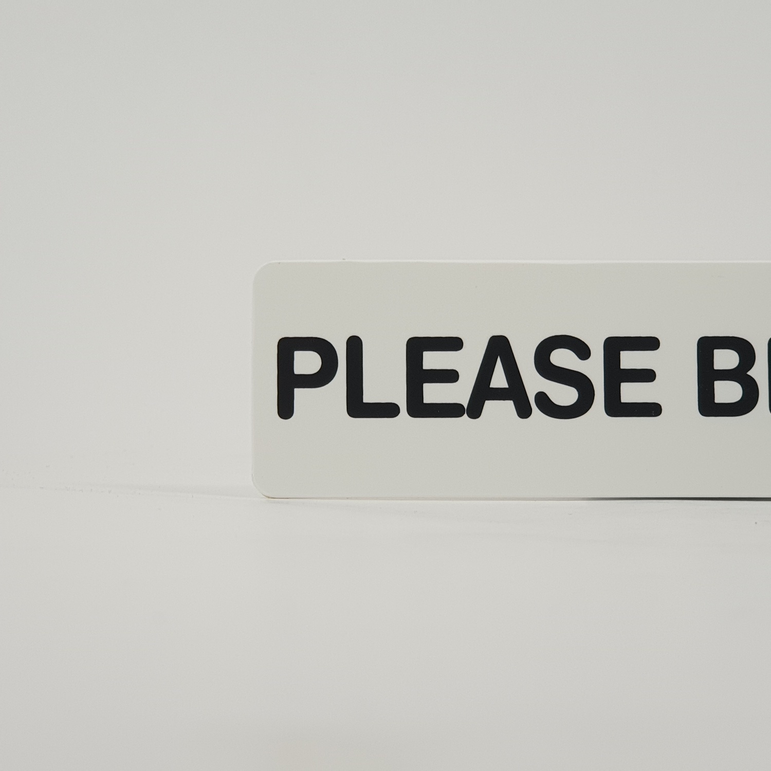 ป้ายPP (PLEASE BE QUIET) SGB1103-19 ขนาด 16x4 ซม. |GlobalHouse