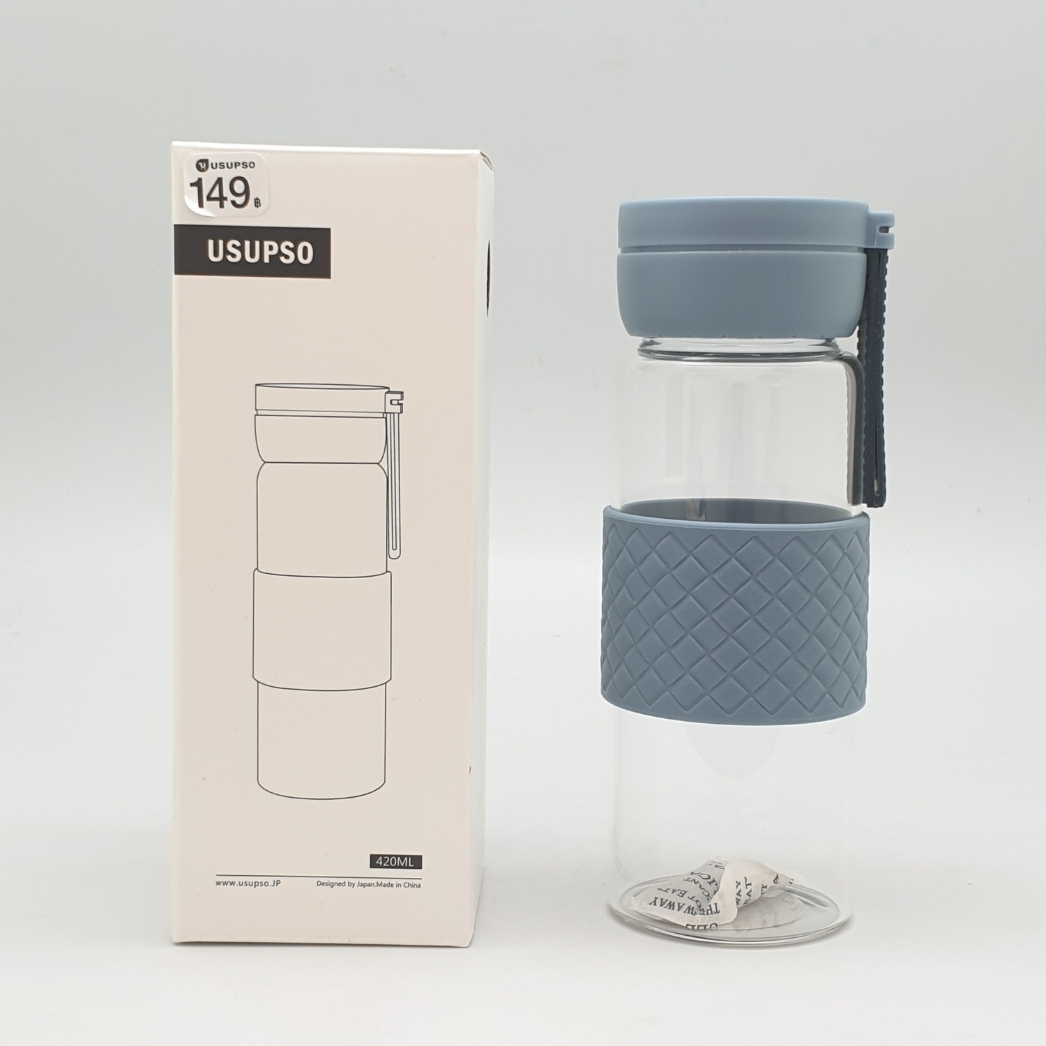 USUPSO กระบอกน้ำ 420ml คละสี (#G) |GlobalHouse