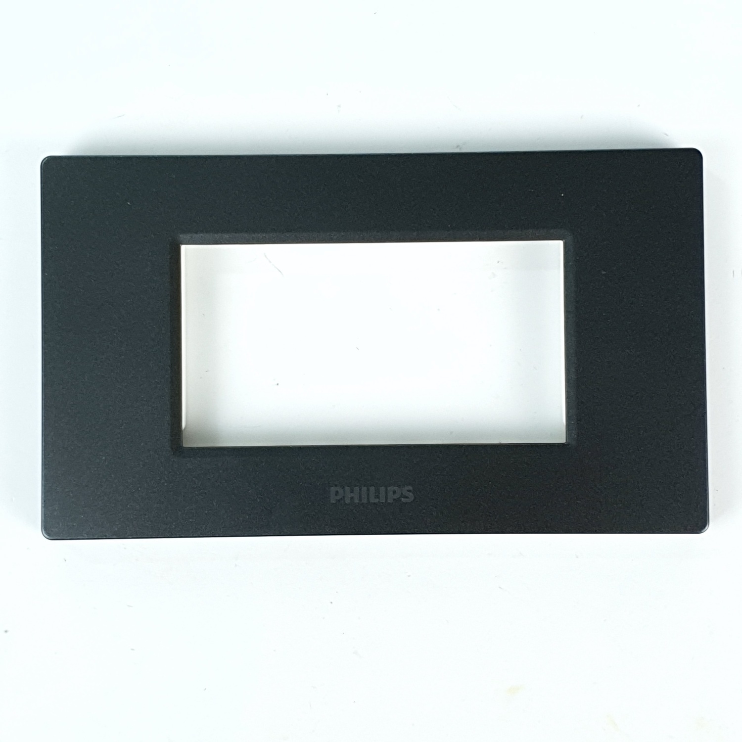 PHILIPS หน้ากาก 3 ช่อง ไม่เว้นระยะ รุ่น Leafstyle สีเทาดำ |GlobalHouse