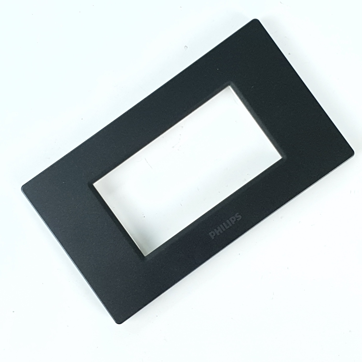 PHILIPS หน้ากาก 3 ช่อง ไม่เว้นระยะ รุ่น Leafstyle สีเทาดำ |GlobalHouse