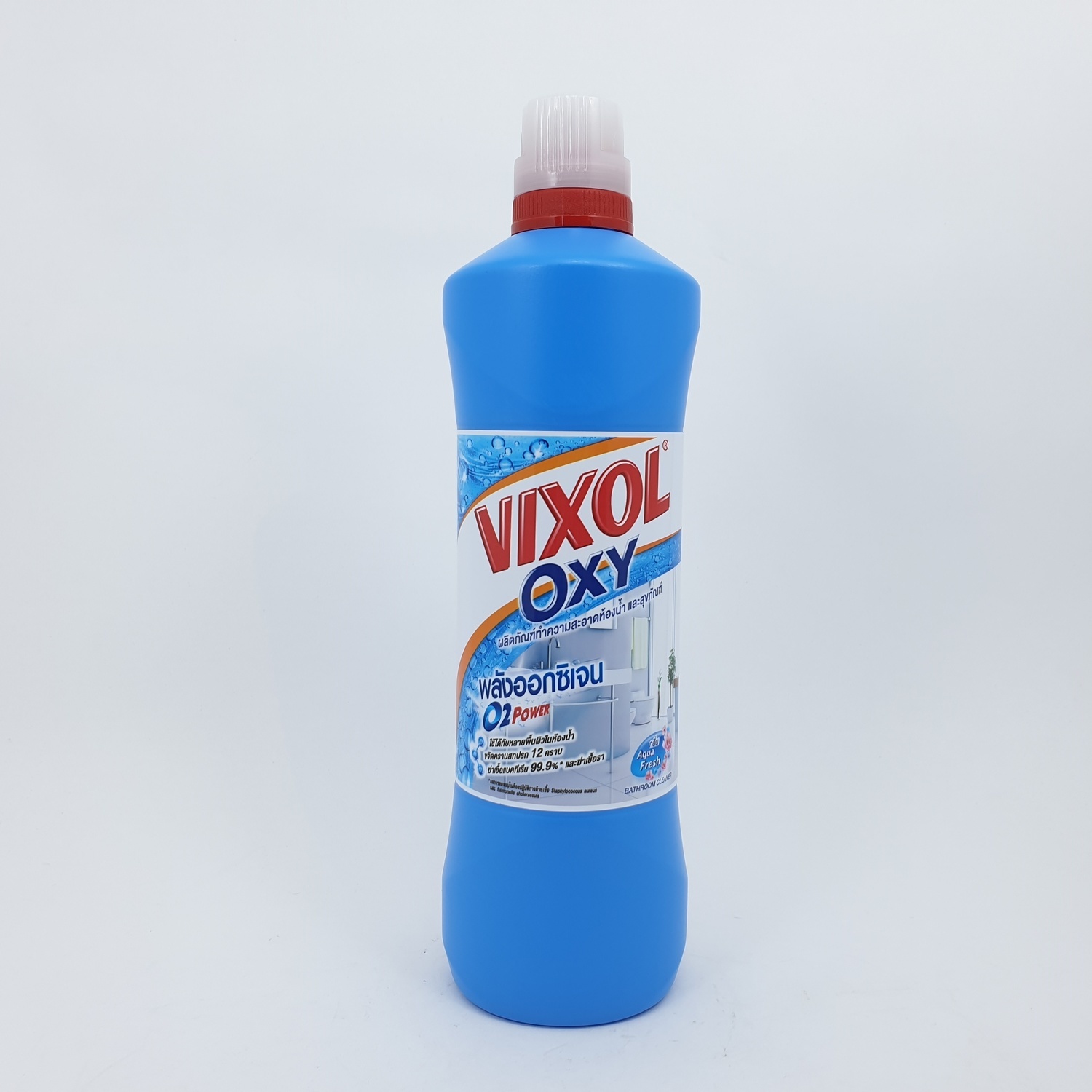 VIXOL วิกซอล ออกซี่ น้ำยาล้างห้องน้ำ ขนาด 700 มล. สีฟ้า |GlobalHouse