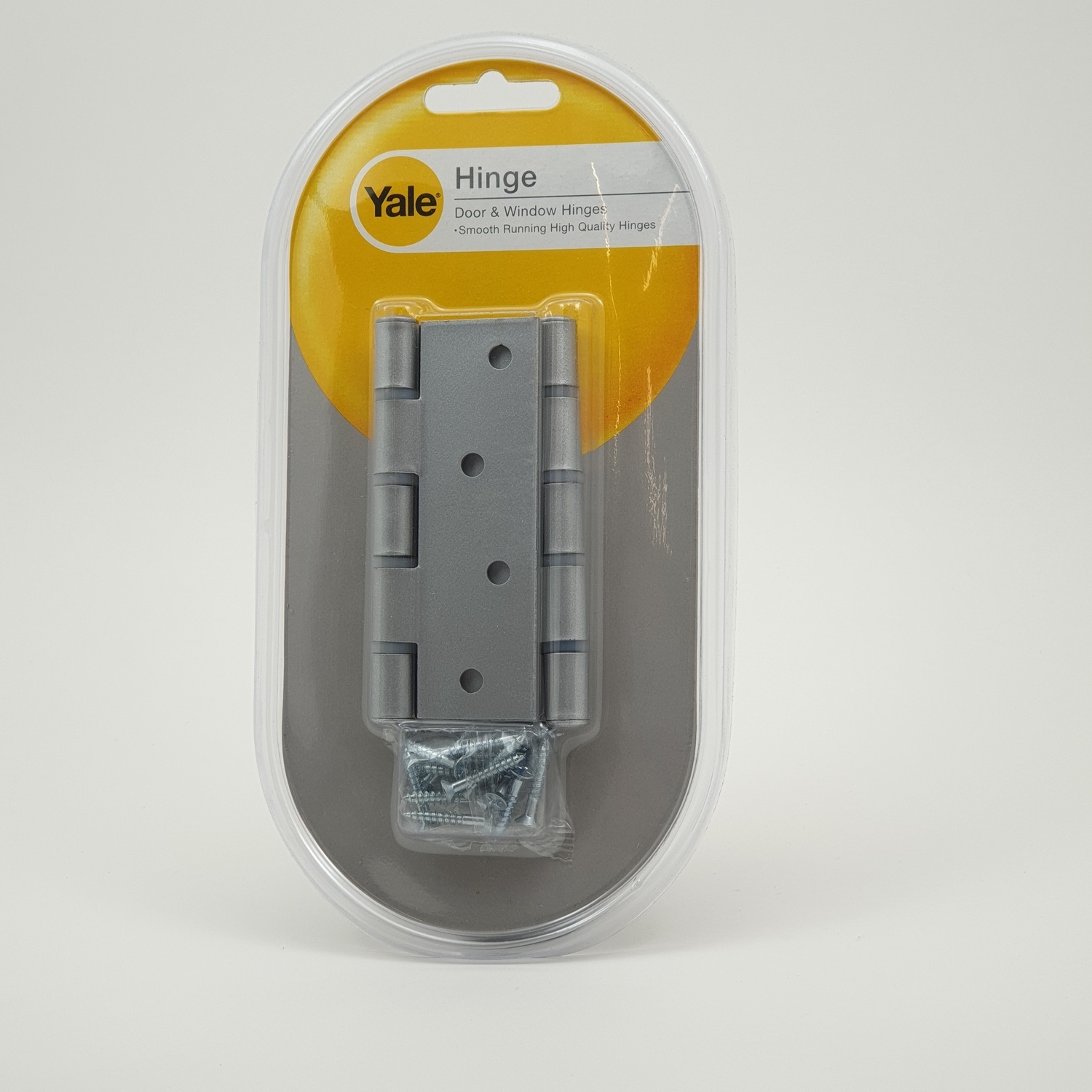 YALE บานพับเหล็ก แกนเล็กหัวตัดมีหมุดแหวนไนล่อน HI-N43SSX (แพ |GlobalHouse