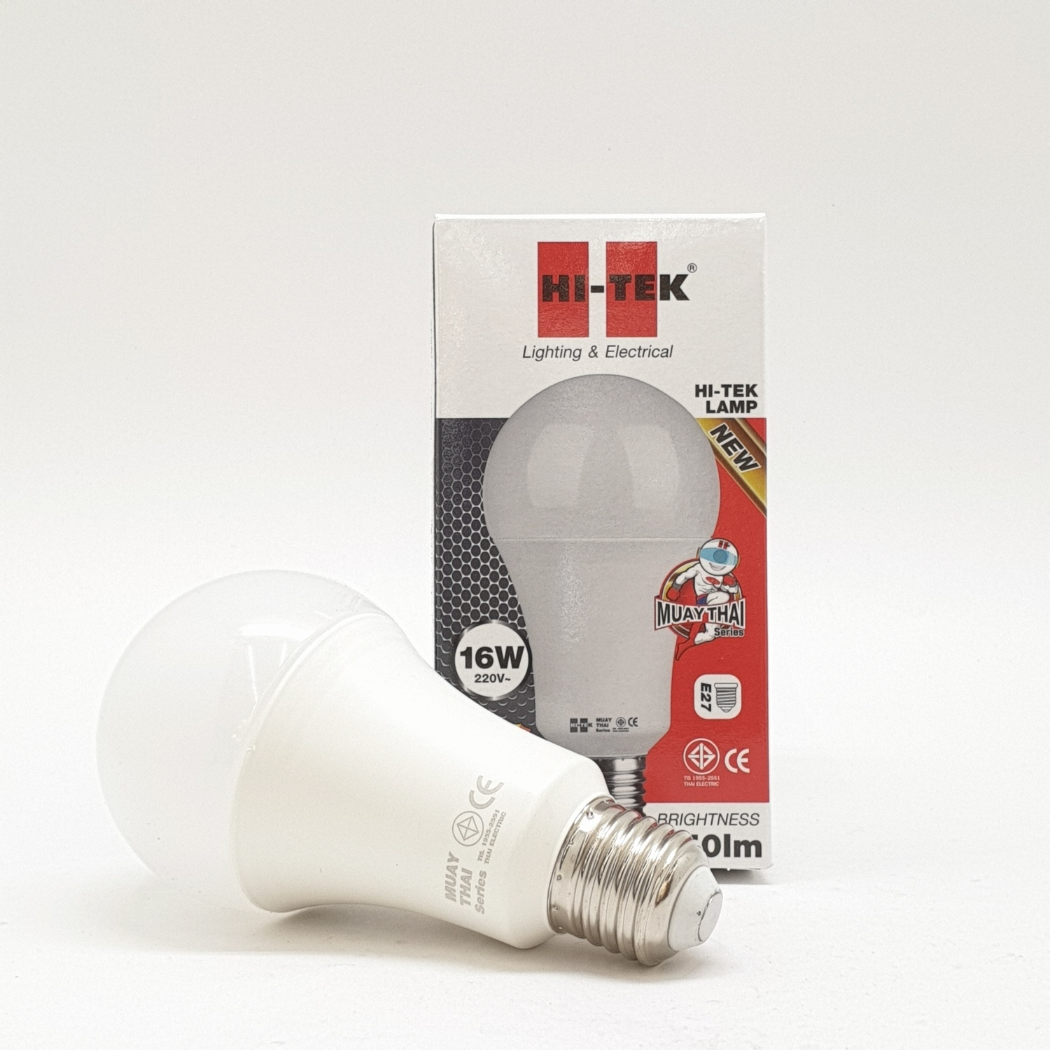 HI-TEK หลอด LED มวยไทย Series ขั้วเกลียว E27 16W รุ่น HLLM27 |GlobalHouse