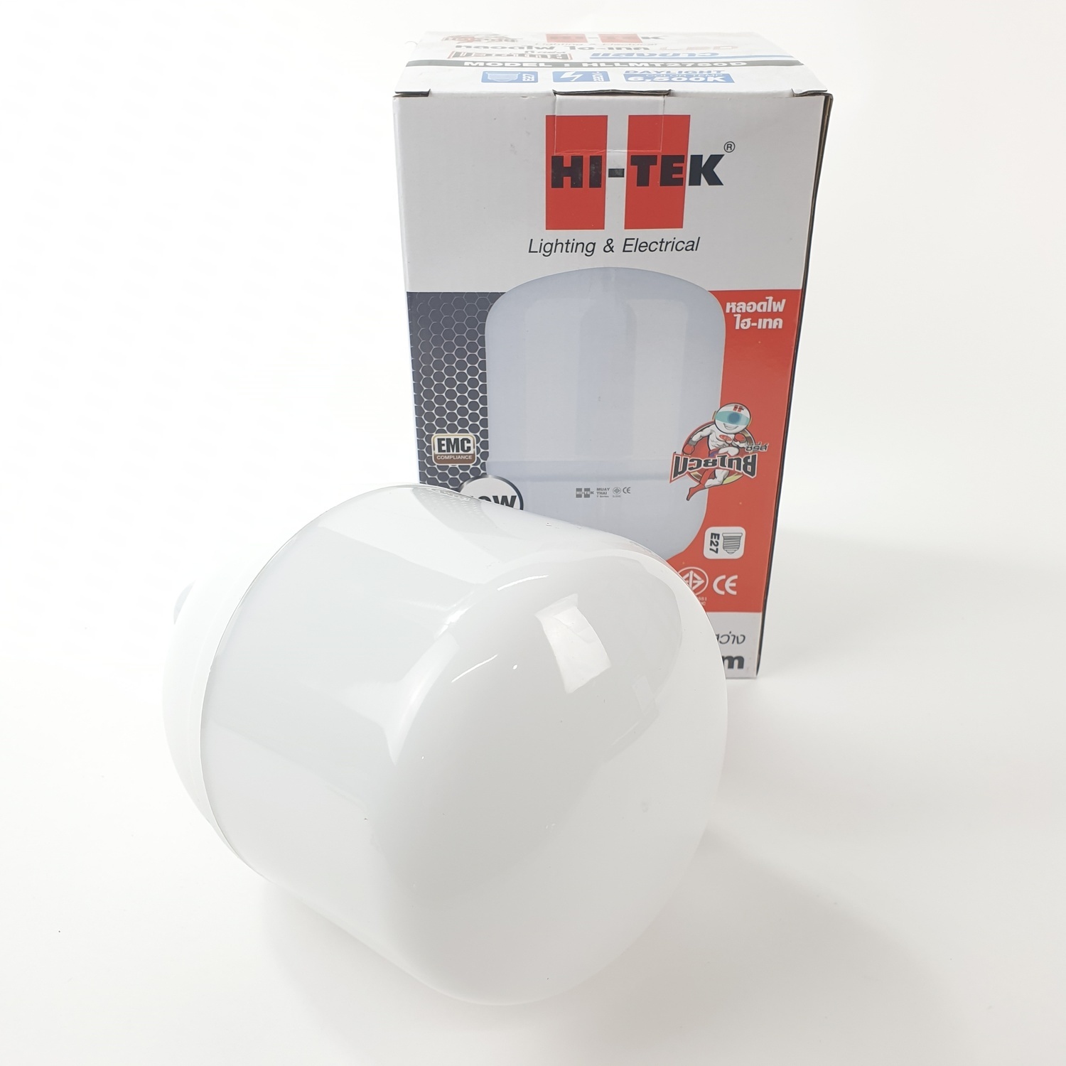 HI-TEK หลอด LED มวยไทย Series ทรง T ขั้วเกลียว E27 50W รุ่น |GlobalHouse