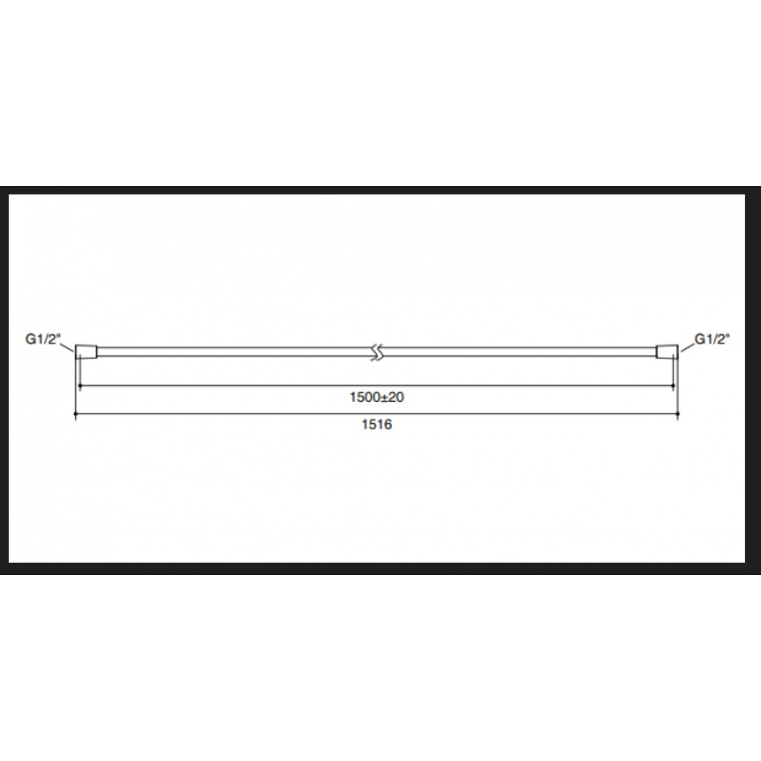 KOHKER สายฝักบัวสายอ่อน รุ่น K-11628T-2MB |GlobalHouse