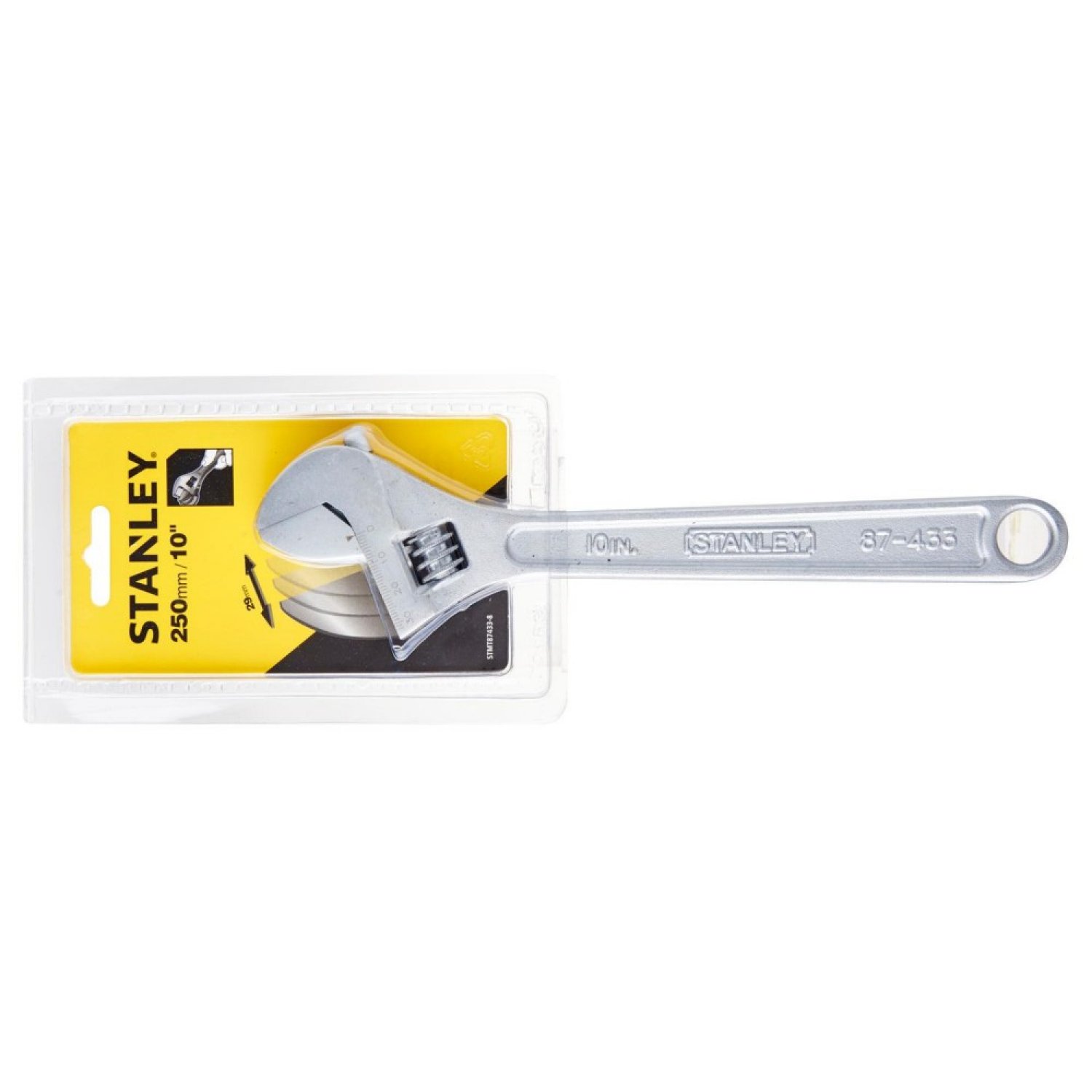 STANLEY ประแจเลื่อนชุบขาว รุ่น 87-433 (STMT87433-8) ขนาด 10" |GlobalHouse