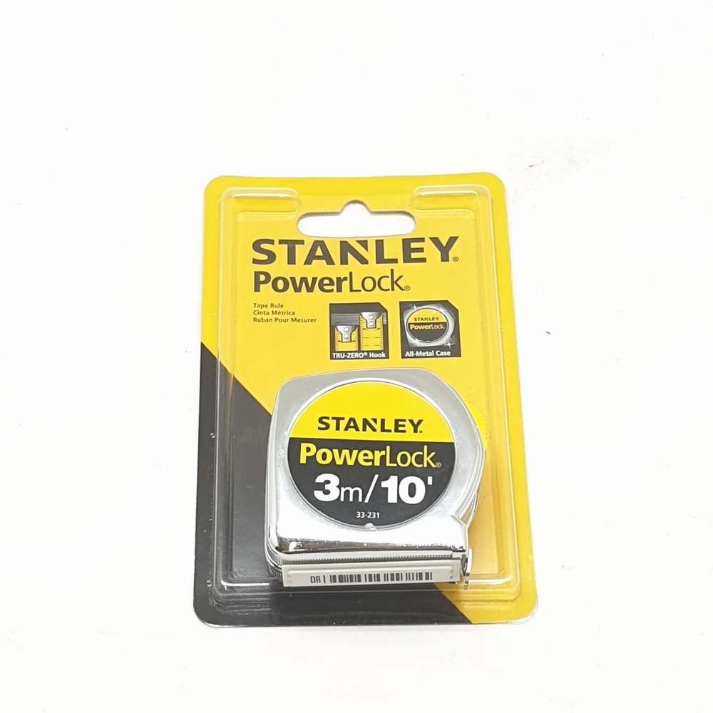 STANLEY ตลับเมตร 3 เมตร POWERLOCK 3M 33-231