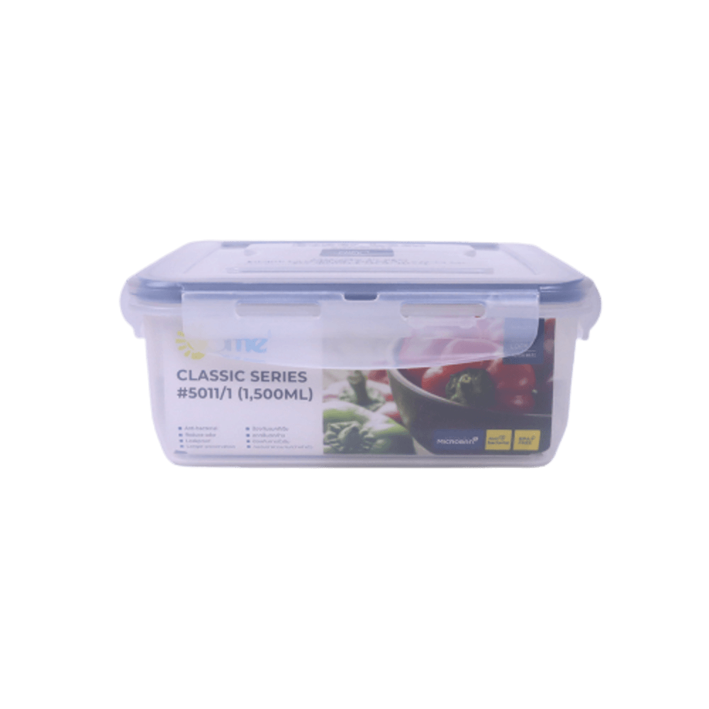 SUPERLOCK กล่องอาหารทรงสี่เหลี่ยม SUPERLOCK 1500ml. #5011/1 |GlobalHouse