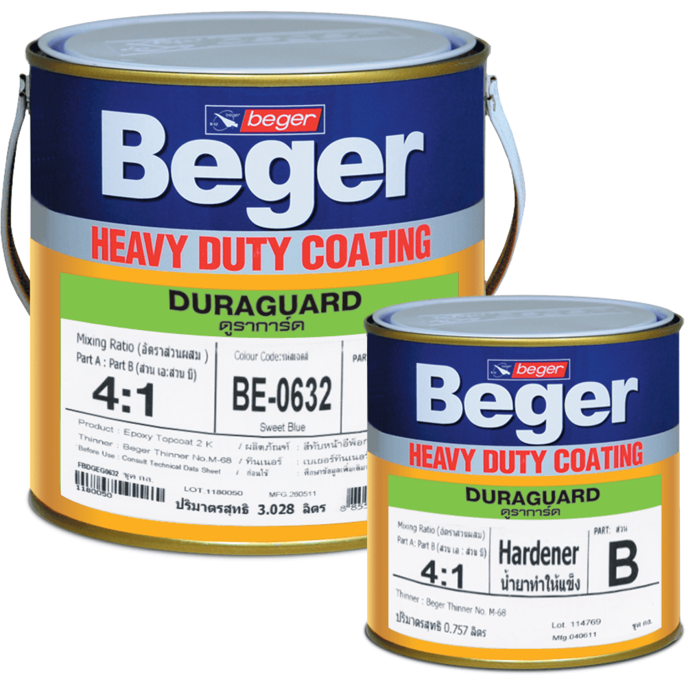 Beger สีทาทับหน้า ดูราการ์ด (แม่สีพิเศษ) #3000 ภายใน ชุด กล. |GlobalHouse