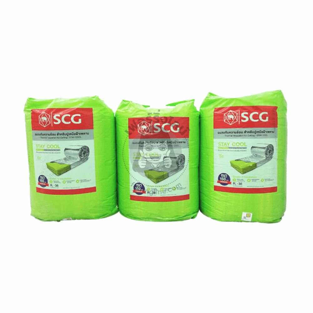 SCG ฉนวนกันความร้อนSTAY COOL รุ่น 150 มม.PREMIUM ขนาด 0.60 x |GlobalHouse