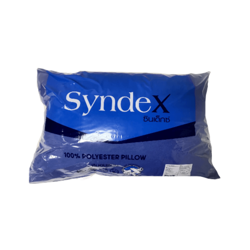 SYNDEX หมอนหนุนใยสังเคราะห์ 27x40นิ้ว ผ้าไมโครสีน้ำเงิน |GlobalHouse