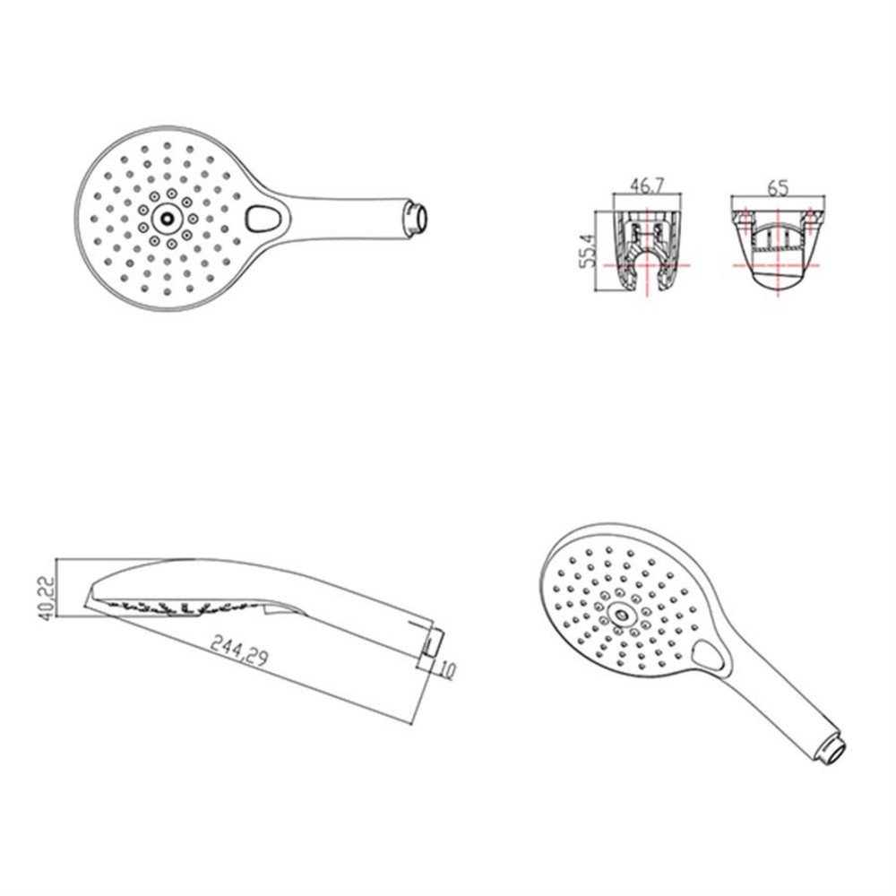 American Standard ชุดฝักบัวสายอ่อน 3 ระดับ รุ่น F40017-CHADY |GlobalHouse