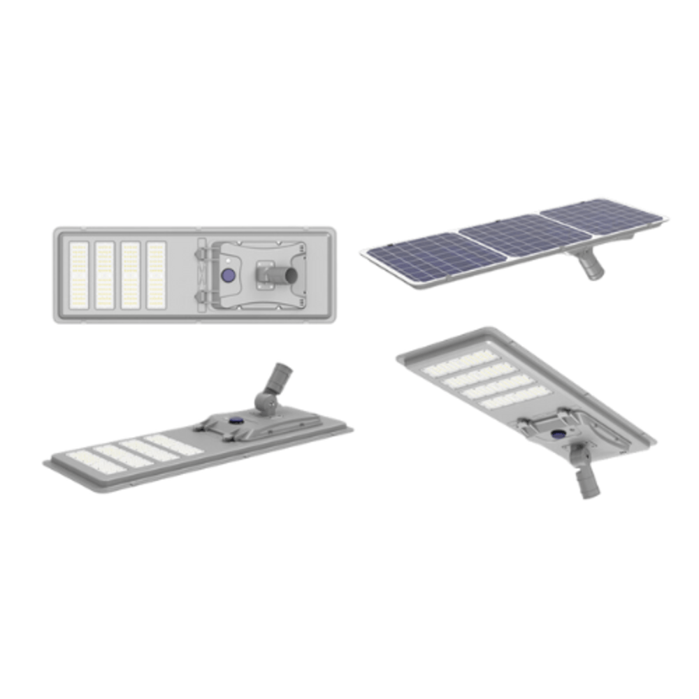 EILON โคมไฟถนนหัวเสาโซล่าเซลล์ 300W แสงวอร์มไวท์ รุ่น ETLD-Y |GlobalHouse