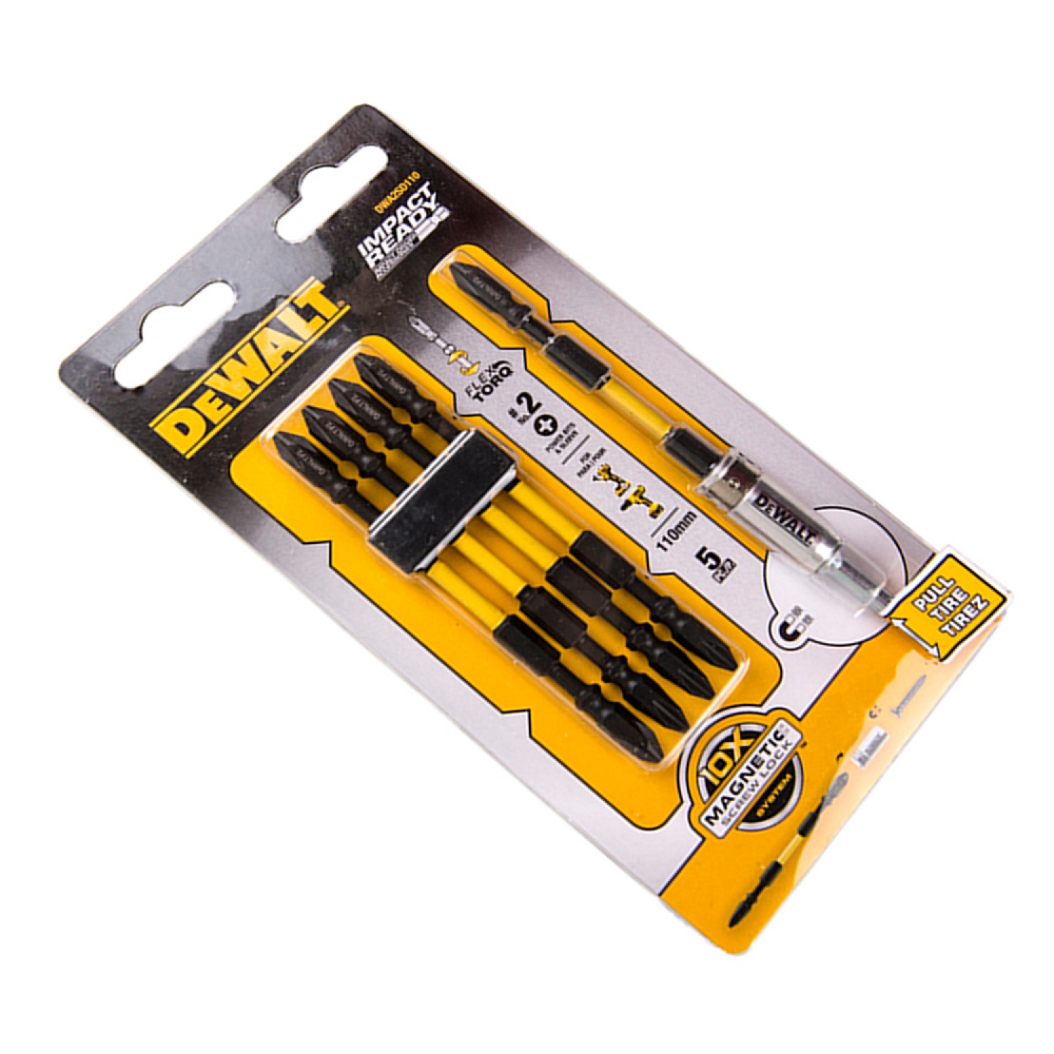 DEWALT ชุดดอกไขควง 110 มม. PH2 รุ่น DWA2SD110 (5 ชิ้น) |GlobalHouse