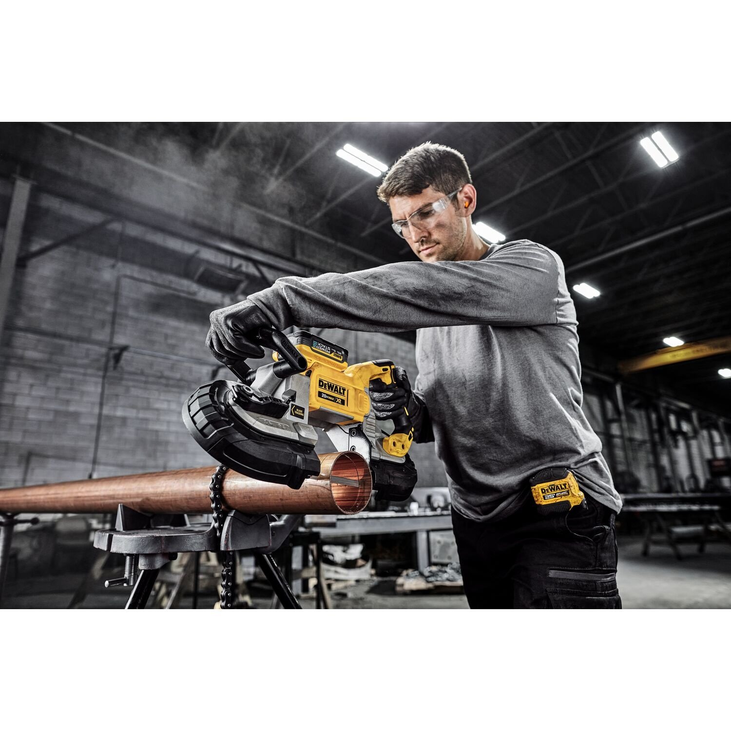 DEWALT เลื่อยสายพานไร้สายไร้แปรงถ่าน 18V(20V Max) DCS374N-KR |GlobalHouse