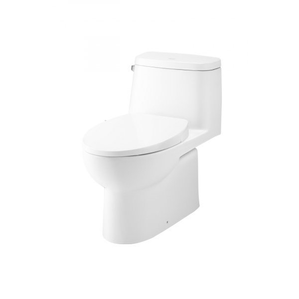 COTTO สุขภัณฑ์ชิ้นเดียว พร้อมฝาคอนวีเนียนซ์ รุ่น พริช C1142( |GlobalHouse