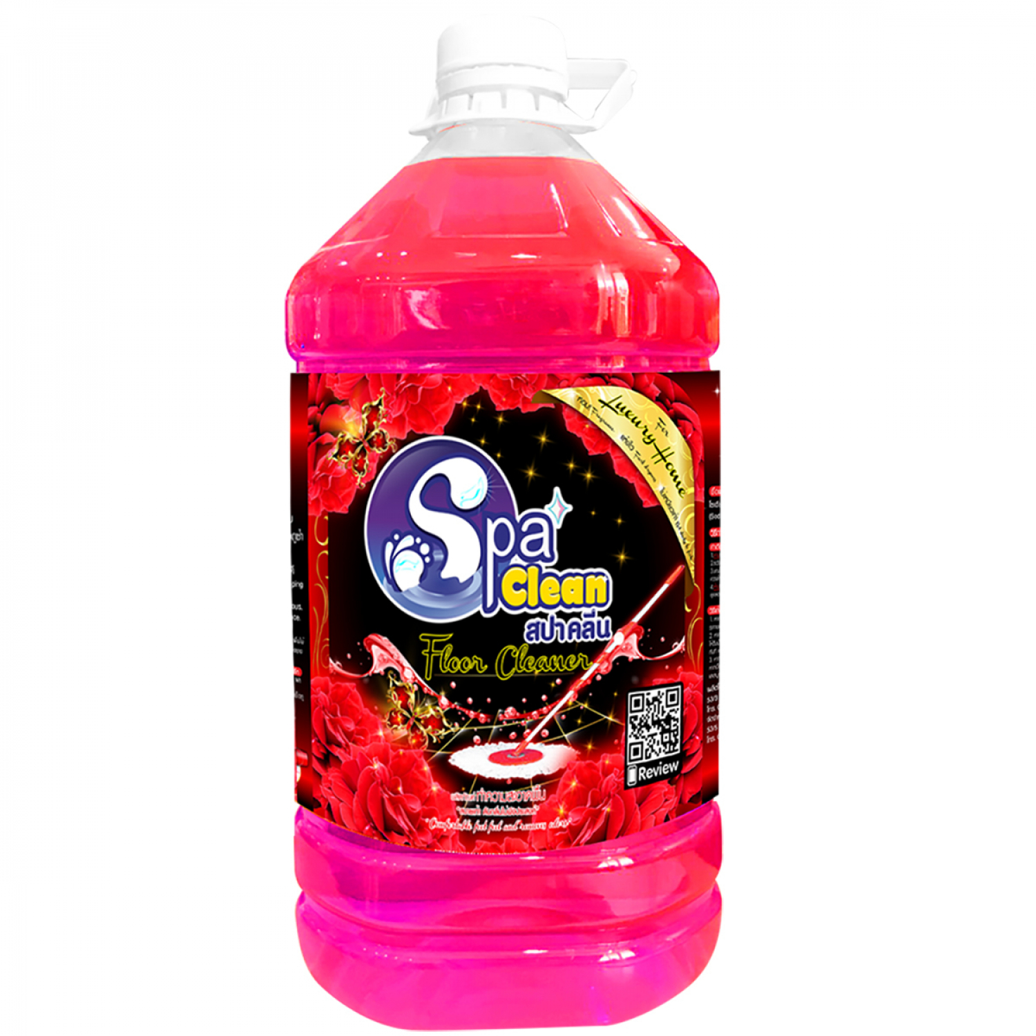 SPACLEAN สปาคลีน น้ำยาทำความสะอาดพื้น 5200 มล. กลิ่นลักชูรี่ |GlobalHouse