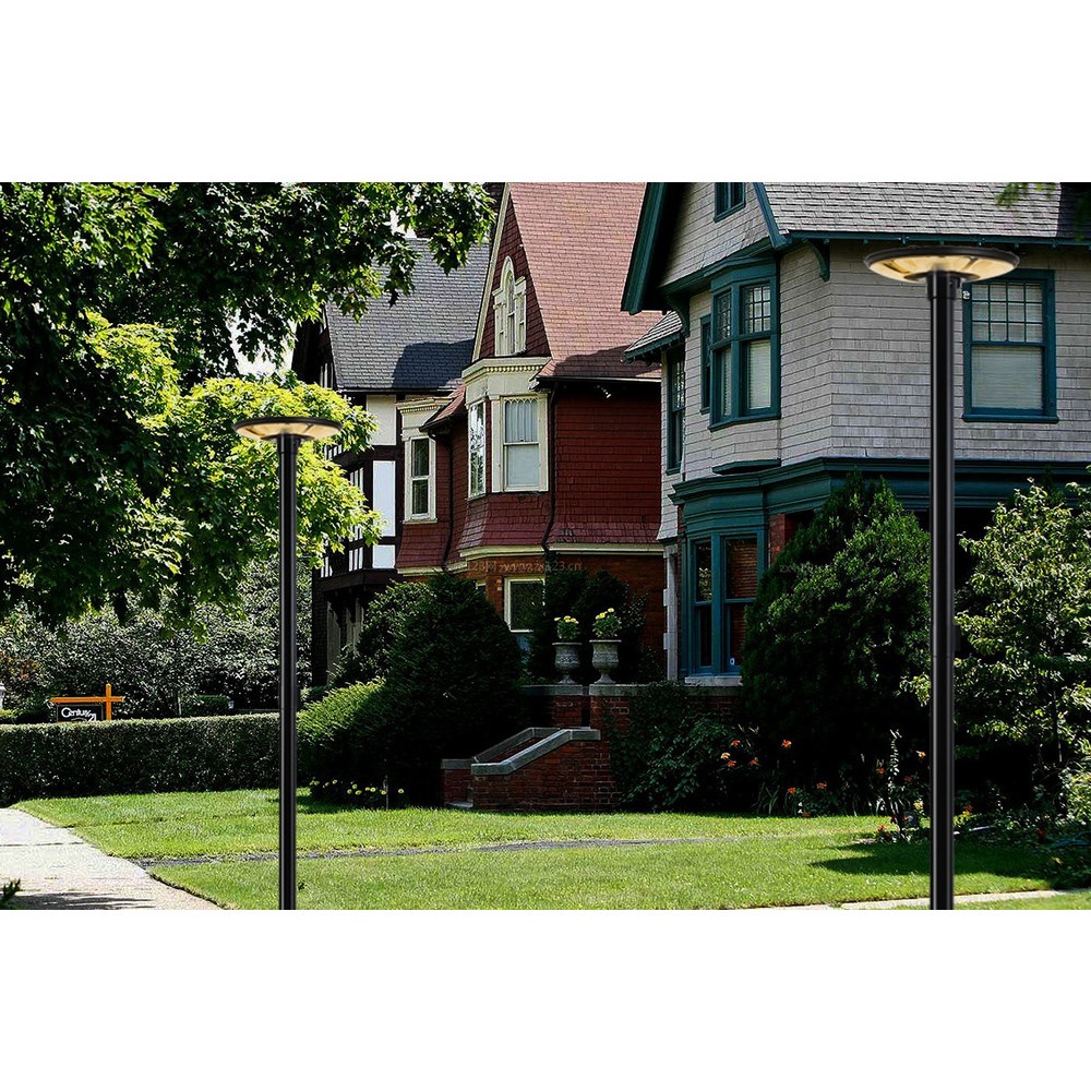 EILON เสาไฟสนาม 2ท่อน พร้อมฐาน ETYN-LDG-ZL2M สูง2เมตร สีดำ |GlobalHouse