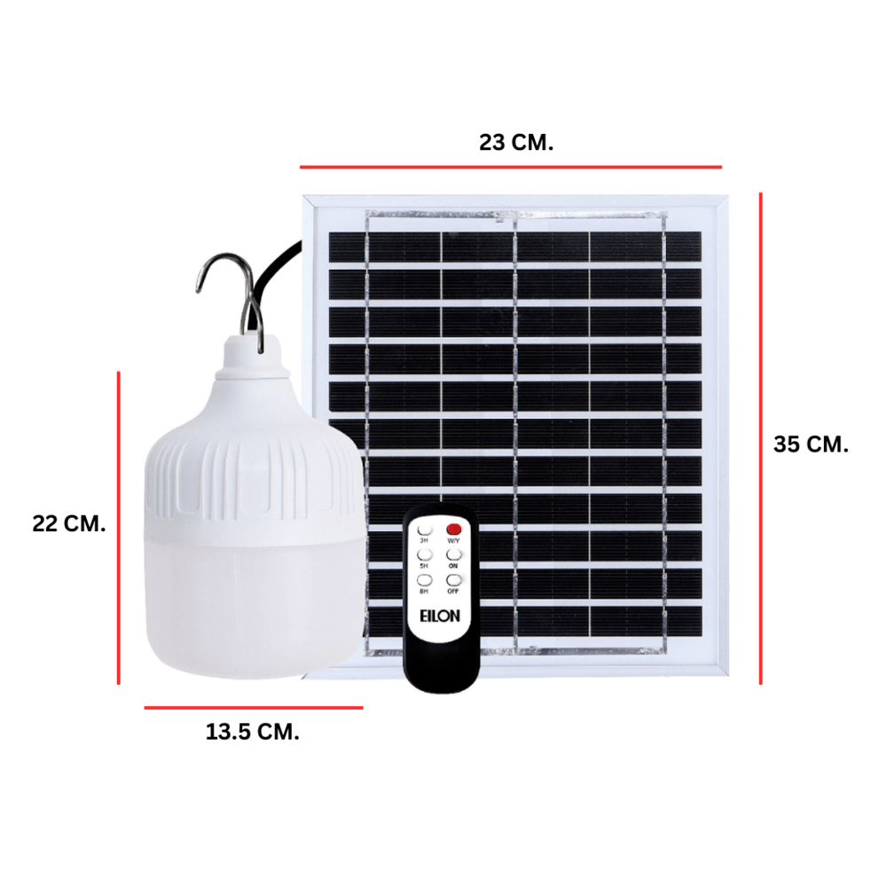 EILON หลอดไฟโซลาร์เซลล์ไล่ยุงแบบพกพา 200W รุ่น EYJB-T200W- 6 |GlobalHouse