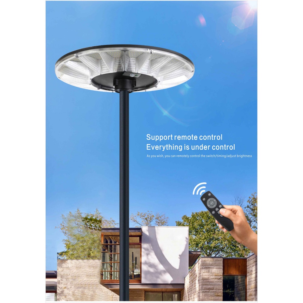 EILON โคมไฟสนาม UFO โซลาร์เซลล์ พร้อมรีโมท 200W รุ่น ETYD-XH |GlobalHouse