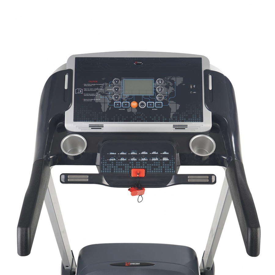 4TEM ลู่วิ่งไฟฟ้า 3แรงม้า DK-15AV ขนาด 175x77x130ซม. สีดำ |GlobalHouse