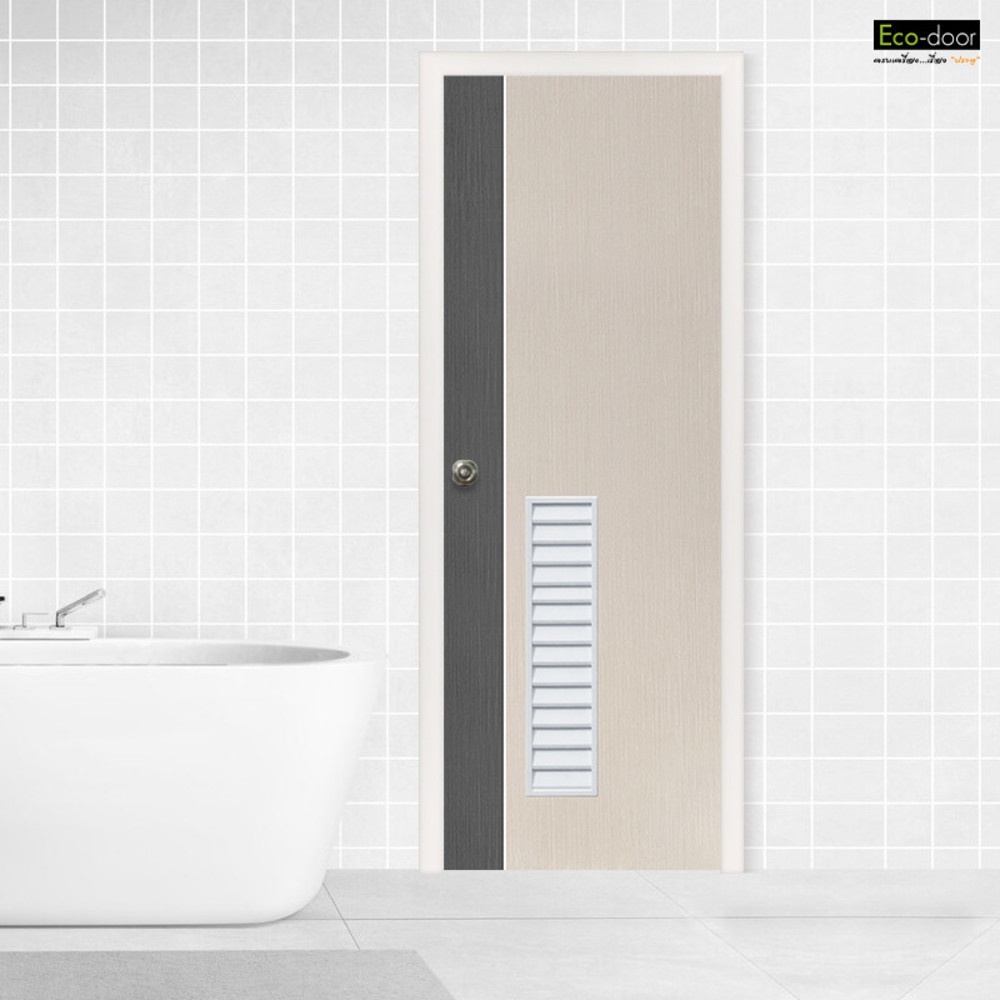 ECO-DOOR ประตู UPVC เอ็กซ์ทรูชั่น รุ่น PD3 ภายใน ขนาด 70x2 |GlobalHouse