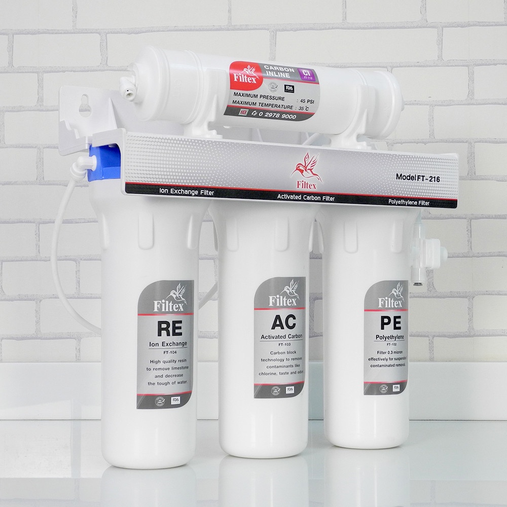 FILTEX เครื่องกรองน้ำดื่ม 4 ขั้นตอน รุ่น FT-216 |GlobalHouse