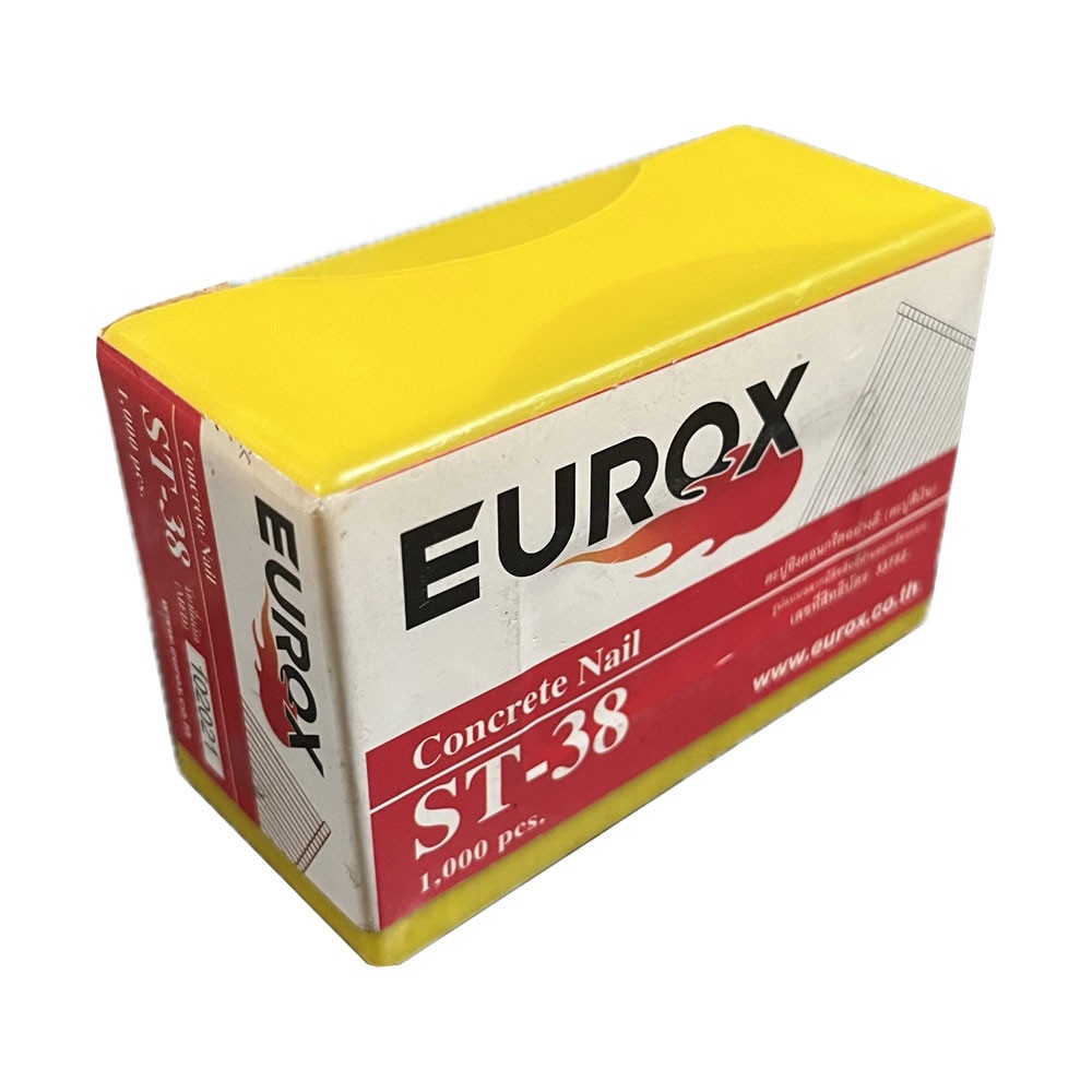EUROX ตะปูปืนลมขาเดี่ยวยิงคอนกรีต มีหัวตะปู รุ่น ST-38 สีเงิ |GlobalHouse