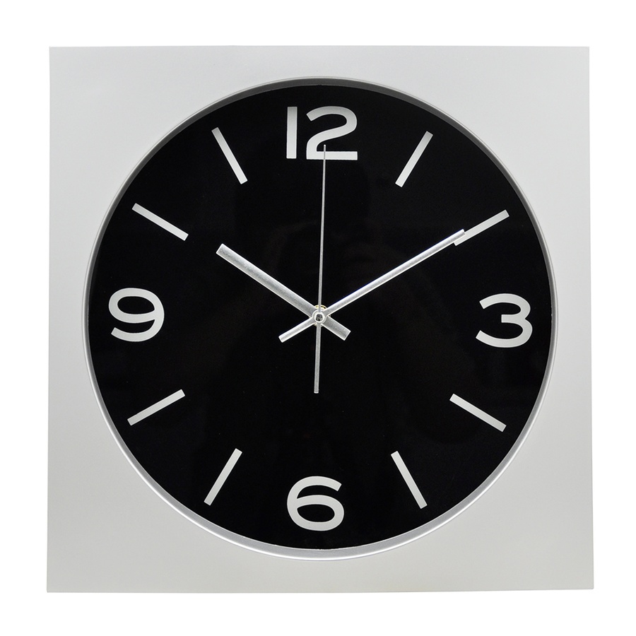 COZY นาฬิกาแขวนผนัง รุ่น MIRA-BK ขนาด 35.0x35.0x5.0 ซม. สีดำ |GlobalHouse