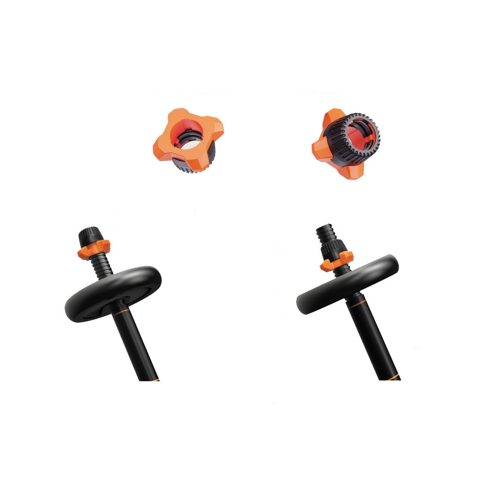 4TEM เซตดัมเบล 4 in 1 รุ่น ARK-SIX001 เซต 20 KG สีดำ |GlobalHouse