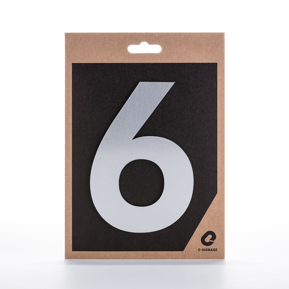 ป้ายอลูฯ (ตัวเลข 6)แบบด้าน A1006 |GlobalHouse