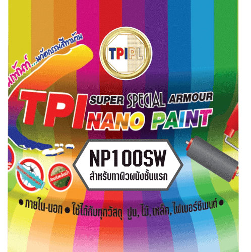 TPI สีรองพื้นปูนใหม่ NP100SW สีขาว ถัง 5 กล.