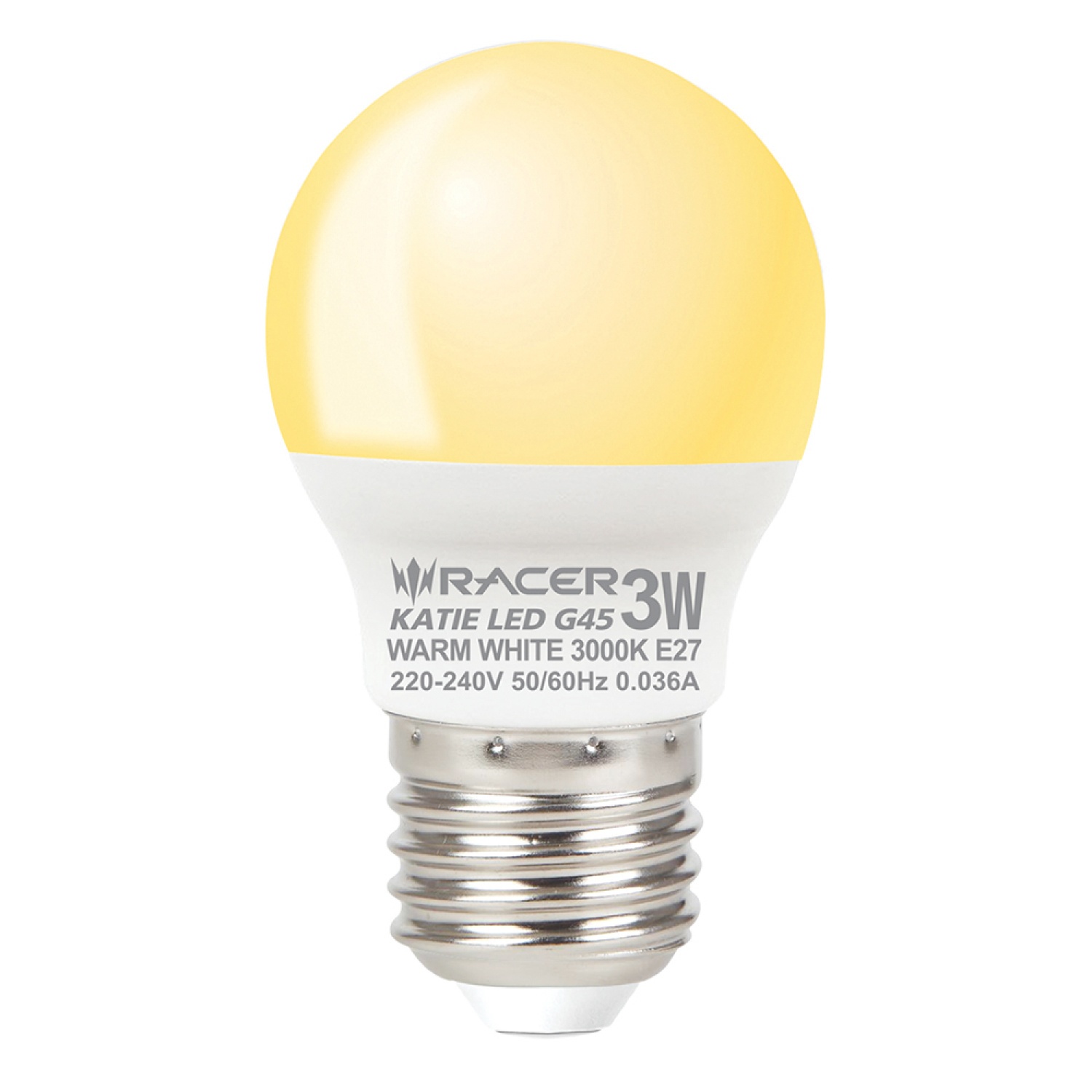 RACER หลอดไฟ LED Bulb ทรง G45 E27 3W รุ่นKATIE แสงวอร์มไวท์ |GlobalHouse