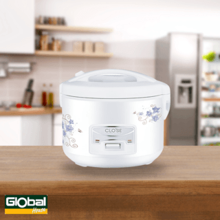 CLOSE หม้อหุงข้าว ความจุ 1.8 ลิตร รุ่น OT-RF09 (ลายดอกไม้ส |GlobalHouse