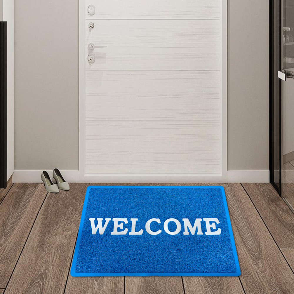 GRAFFE พรมเช็ดเท้าดักฝุ่น WELCOME รุ่น KIRA-BL ขนาด 60x80x1. |GlobalHouse