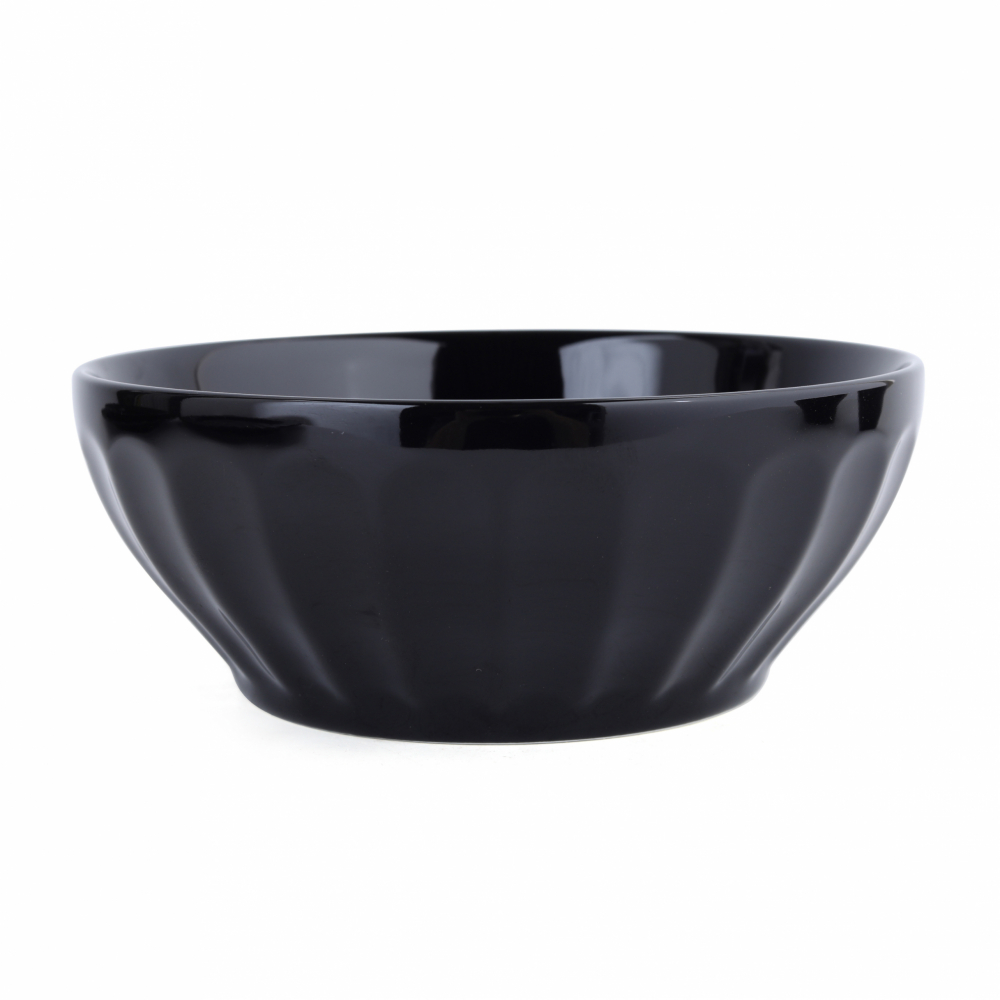 ADAMAS ถ้วยเซรามิค 8 นิ้ว SNOOZE-BL06 สีดำ |GlobalHouse