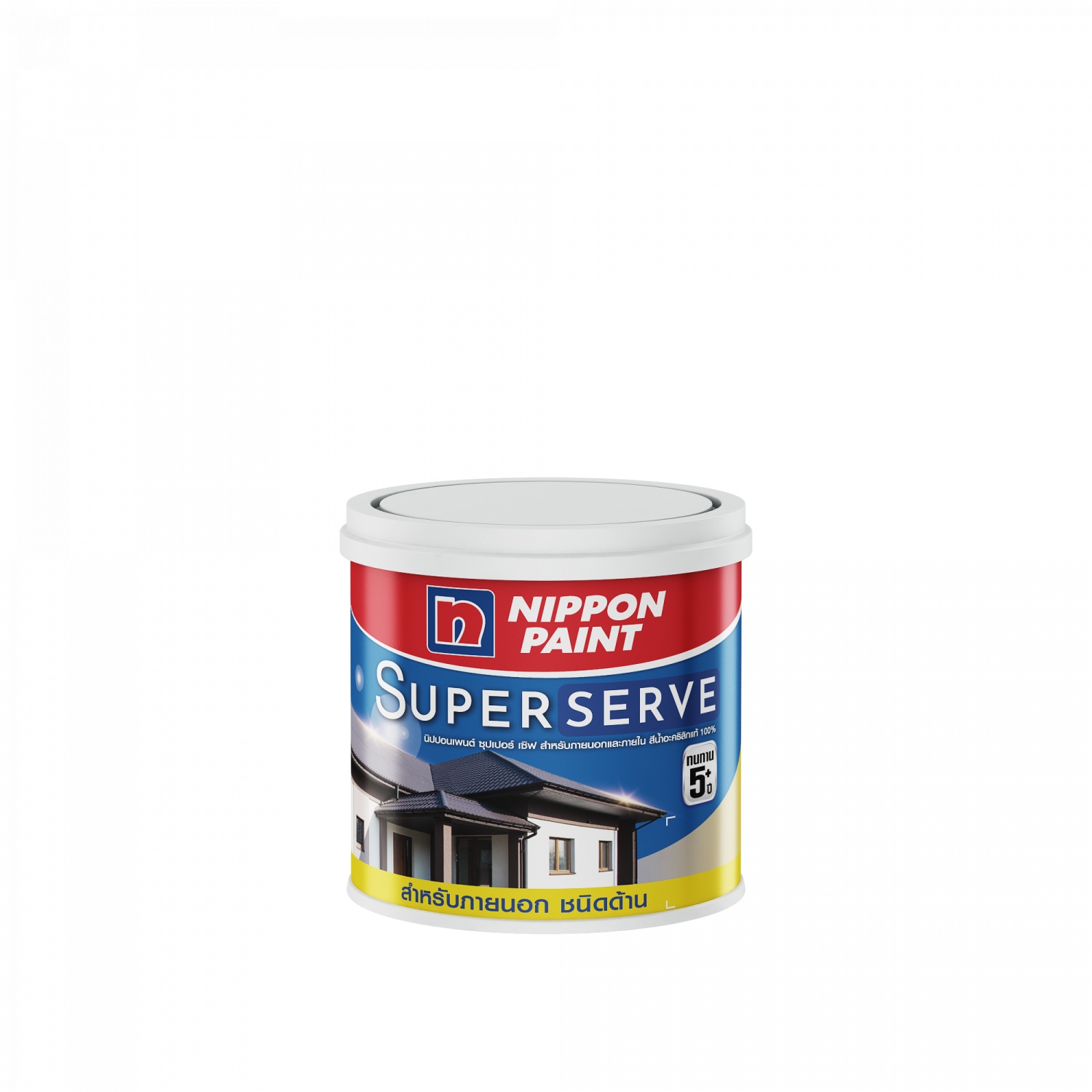 NIPPON PAINT SUPERSERVE ด้าน ขนาด 1 แกลลอน เบส B