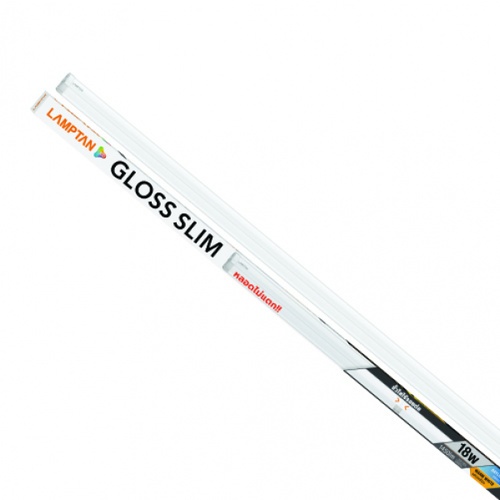ชุดเซ็ทแอลอีดี Slim Gloss 18w แสงอบอุ่น LAMPTAN