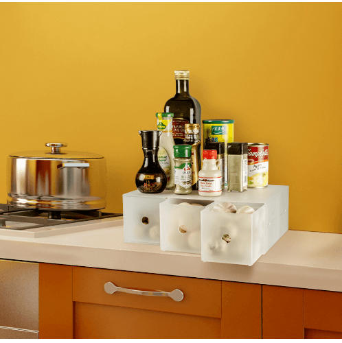 ลิ้นชักพลาสติกเก็บของ 3ช่อง A0206-A |GlobalHouse