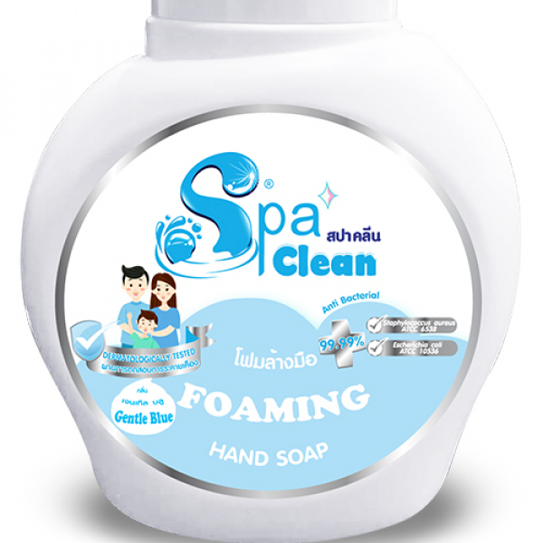 SPA CLEAN โฟมล้างมือ กลิ่นเจนเทิล บลู ขนาด 250 มล. สีฟ้า |GlobalHouse