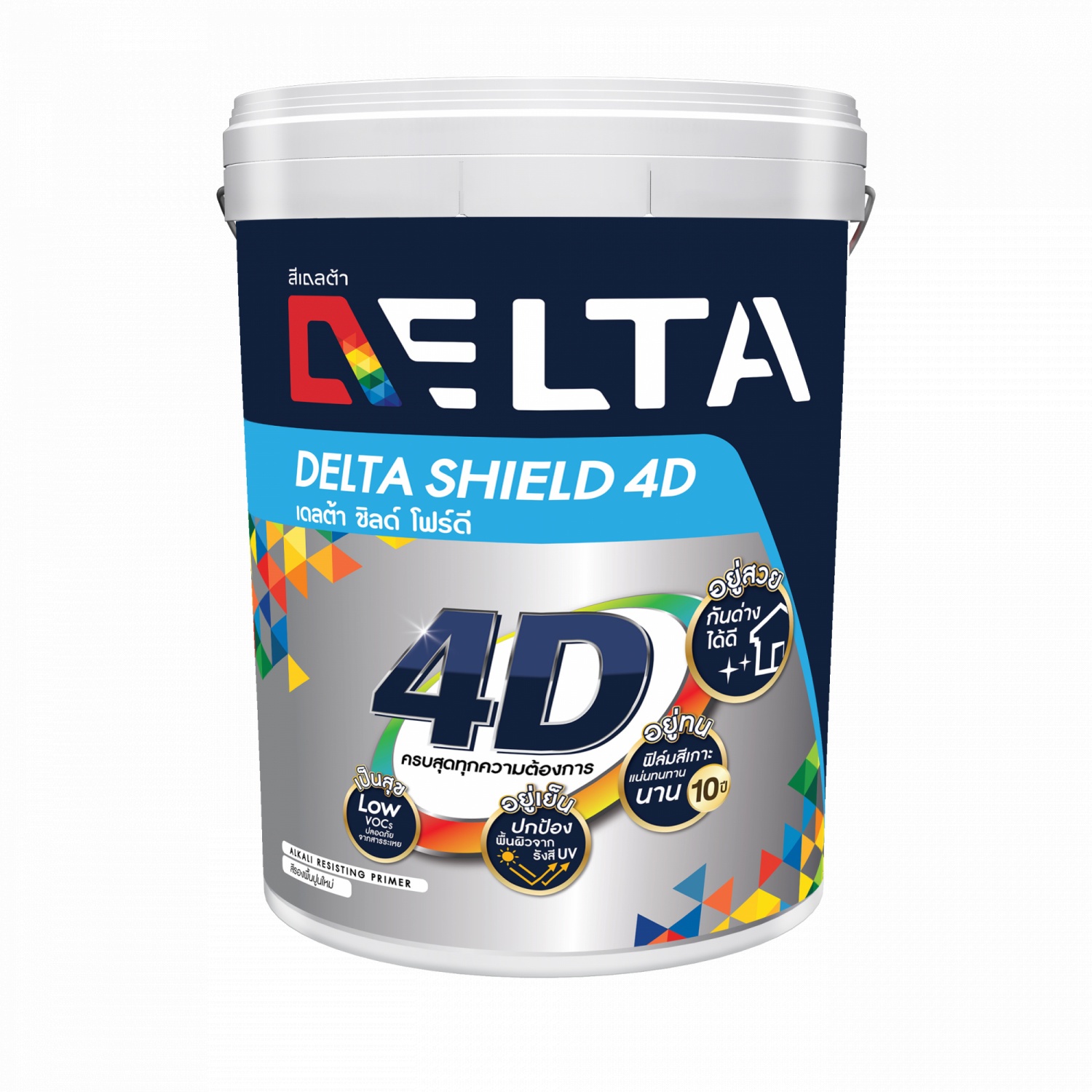 Deltaสีรองพื้นปูนใหม่เดลต้าชิลด์ 4d 5 กล Globalhouse