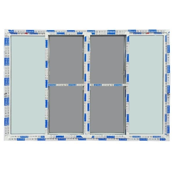 WINDOW ASIA (10MAX) UPVC ประตูบานเลื่อน SS 200X205 ซม. สีขาว |GlobalHouse