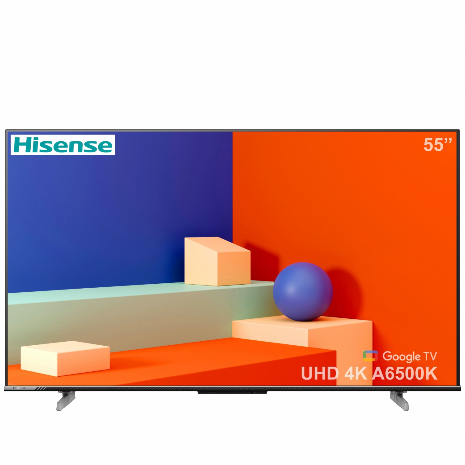 Hisense โทรทัศน์ ULED (Google TV) ขนาด 55 นิ้ว รุ่น 55A6500K |GlobalHouse