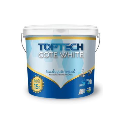 Delta สีรองพื้นอเนกประสงค์สูตรน้ำ Toptech Cote White 3.6 ลิ |GlobalHouse